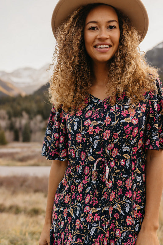 Bohemian Drawstring Dress: 3 Colors! – Sign Here